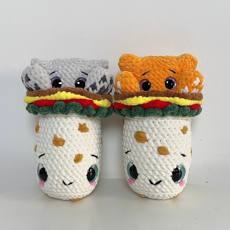 NO-SEW Crochet Pattern - PEPE, the Purrito - Burrito, Cat, Amigurumi ...