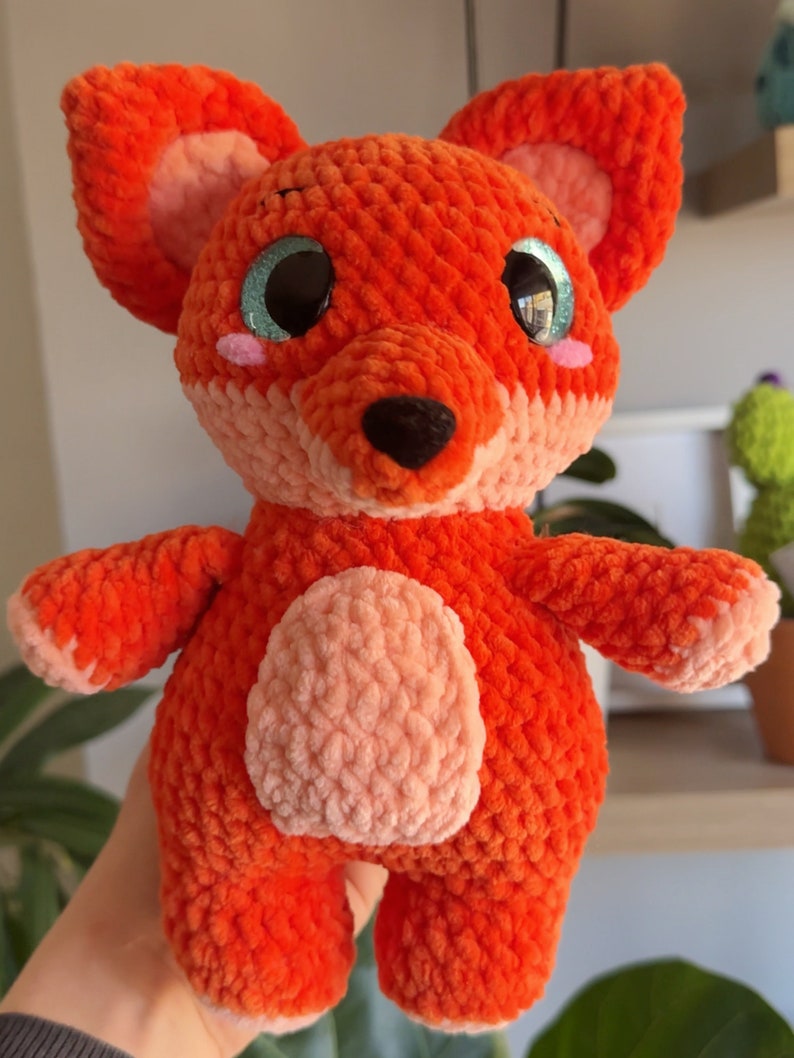 ROXY, THE FOXY Crochet Pattern Amigurumi Fox Animal Cute Adorable ...