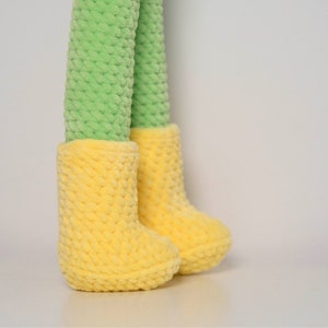 LILY, the Leggy Frog - Low Sew Crochet Pattern - Amigurumi - Long Legs ...