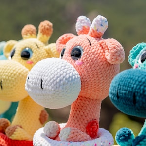Sophie, the Giraffe - Crochet Pattern - Amigurumi - Summer Cute Floatie ...