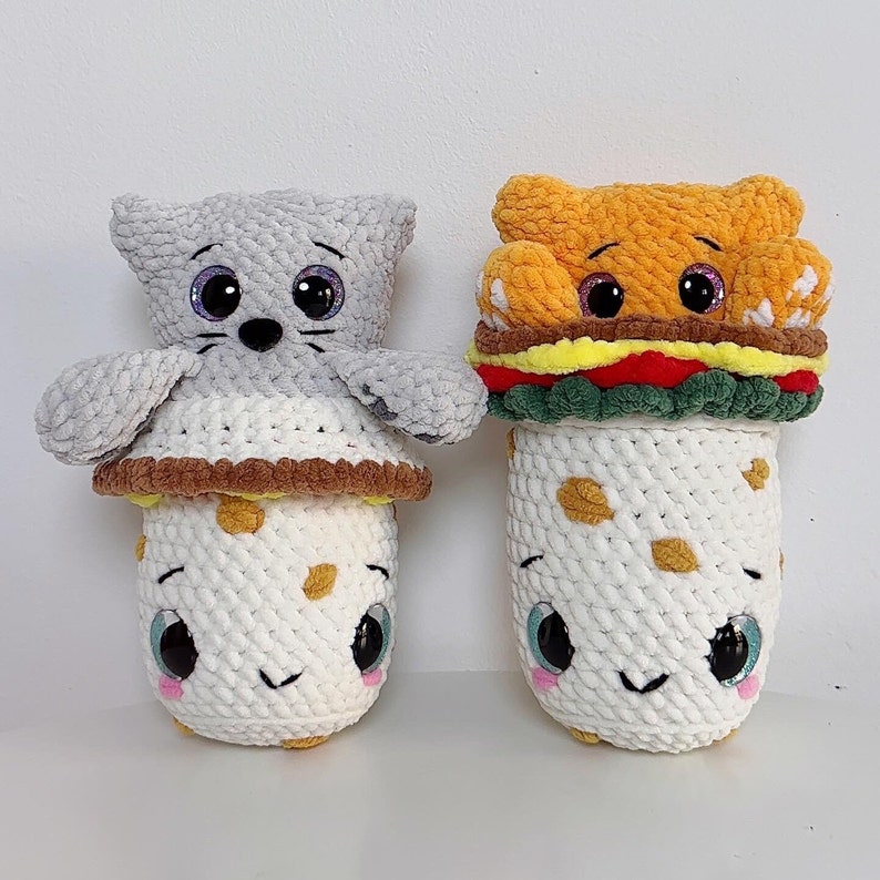 NO-SEW Crochet Pattern - PEPE, the Purrito - Burrito, Cat, Amigurumi ...
