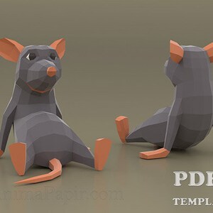 Mouse for Papercrafts, Family, Kids Activities, 3D Pepakura Designs ...