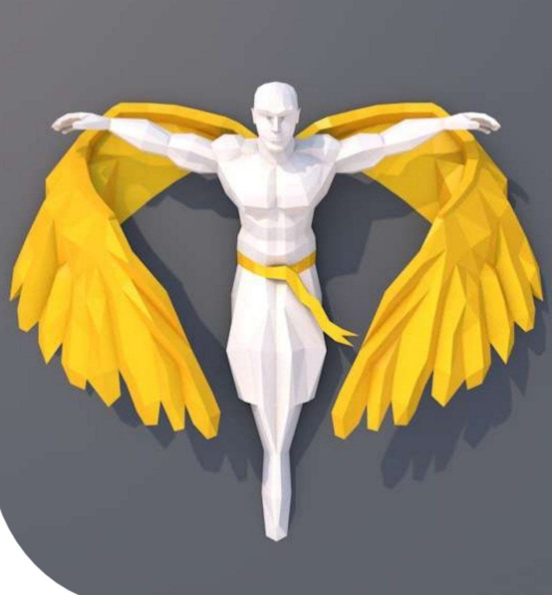 Engel Wanddeko für Papercrafts, Familie, Kinder Aktivitäten, 3D ...