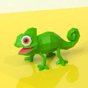 Chameleon for Papercrafts, Family, Kids Activities, 3D Pepakura Designs ...