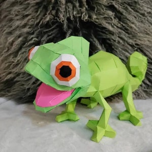 Chameleon for Papercrafts, Family, Kids Activities, 3D Pepakura Designs ...