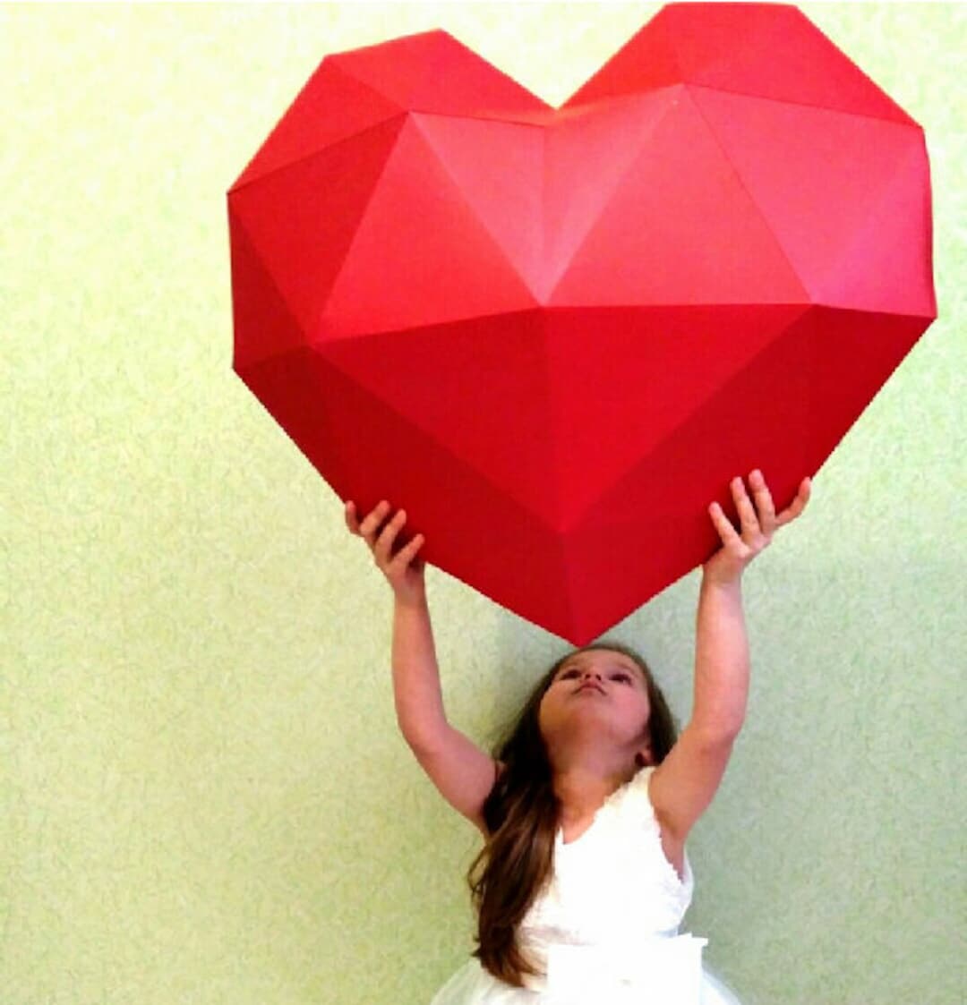 Heart for Papercrafts, Family, Kids Activities, 3D Pepakura Designs ...