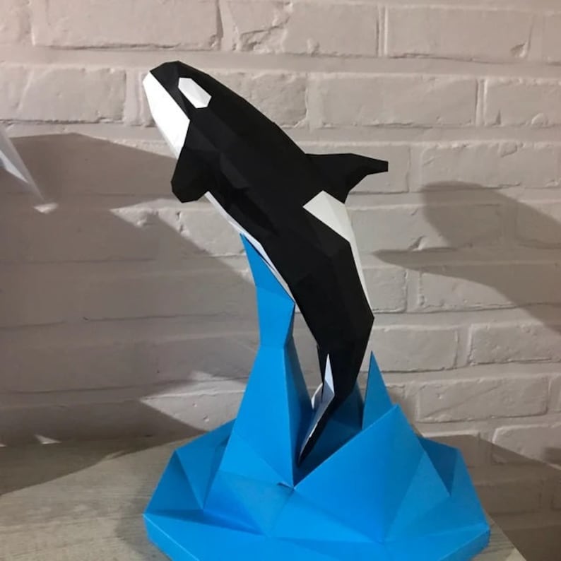 Orca for Papercrafts, Family, Kids Activities, 3D Pepakura Designs, DIY ...