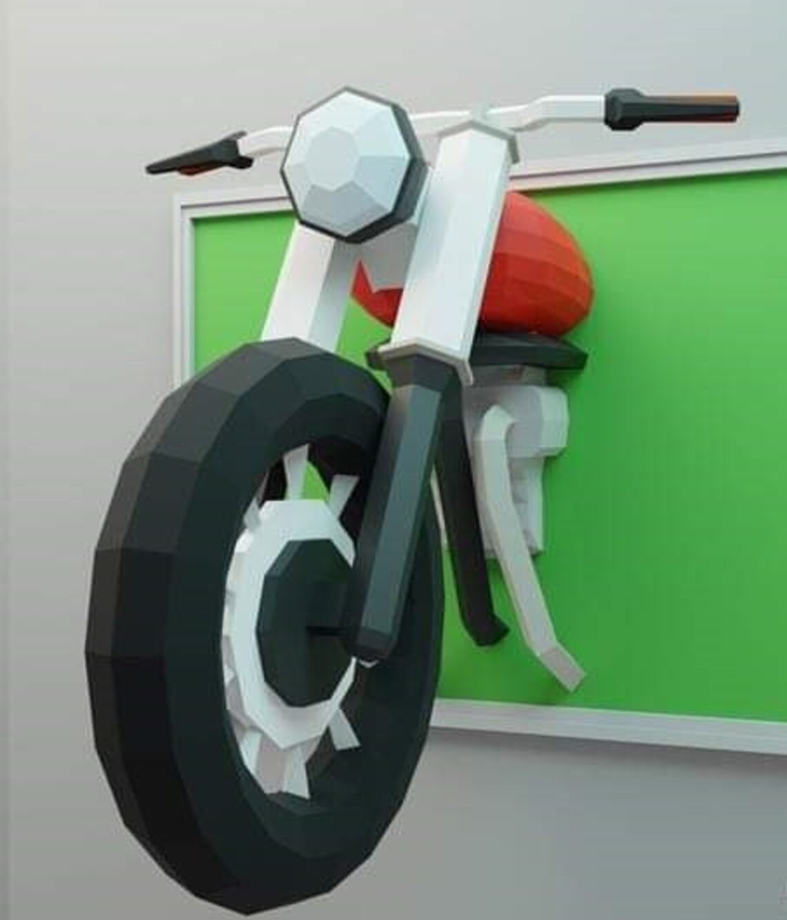 Motorcycle for Papercrafts, Family, Kids Activities, 3D Pepakura ...