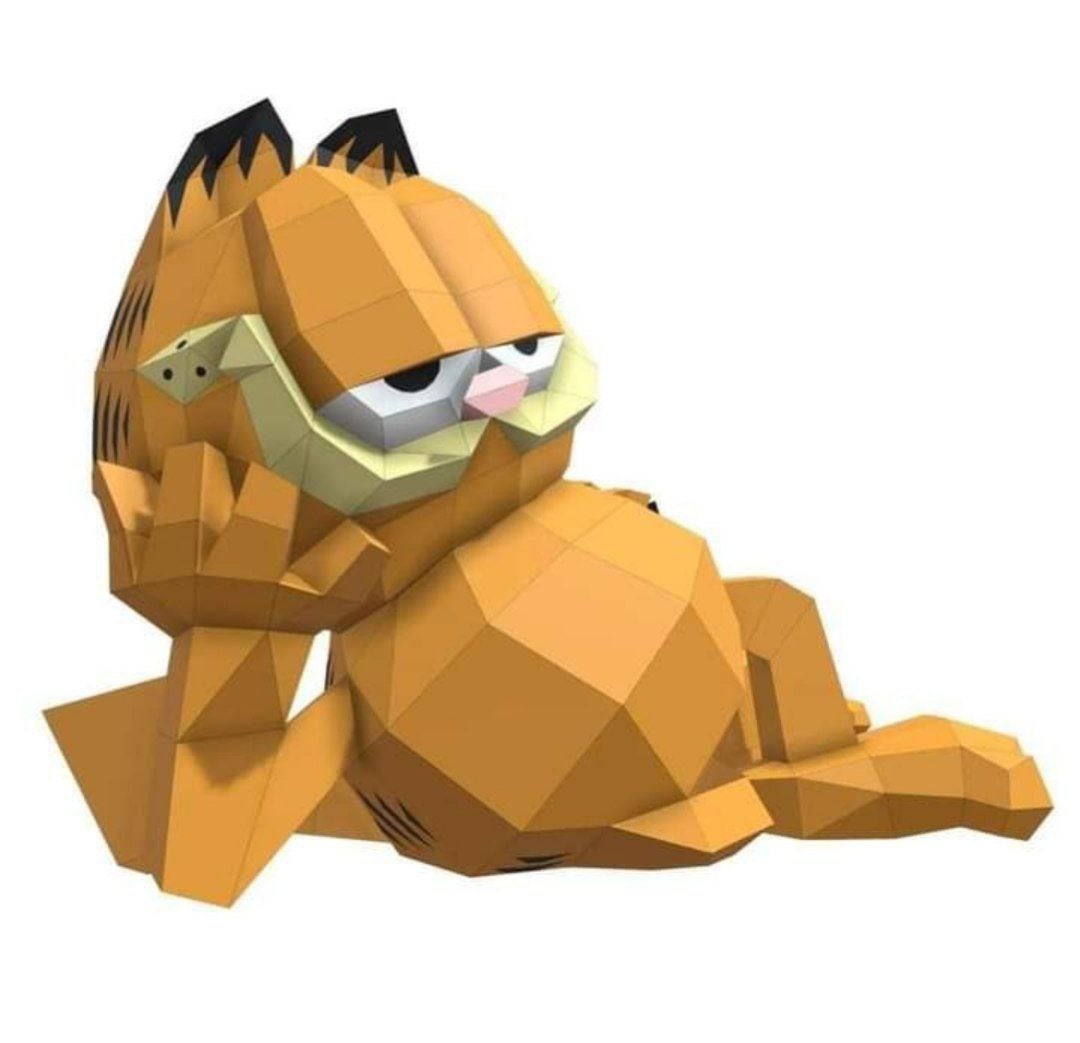 Garfield for Papercrafts, Family, Kids Activities, 3D Pepakura Designs ...