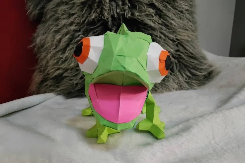 Chameleon for Papercrafts, Family, Kids Activities, 3D Pepakura Designs ...