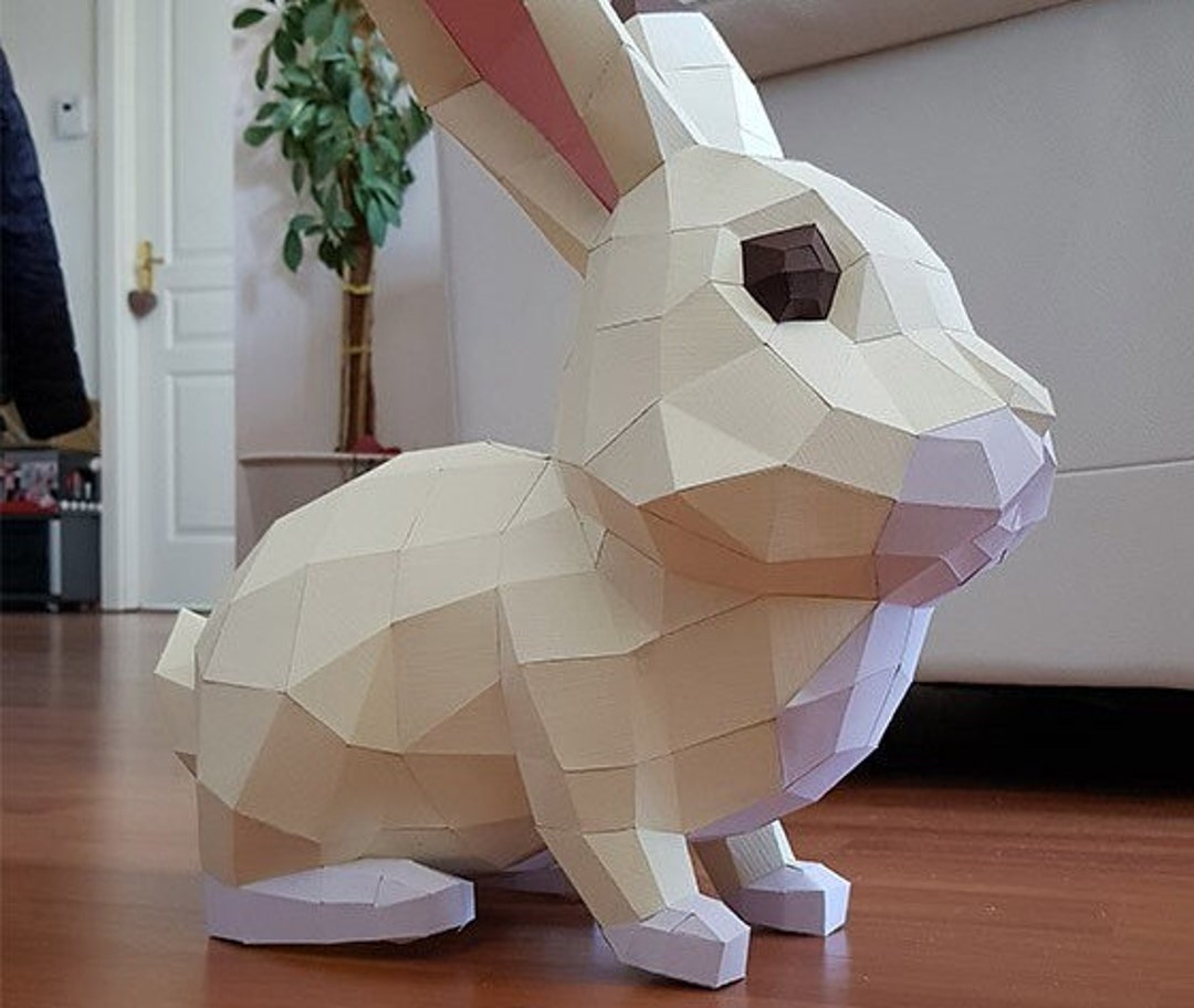 Bunny for Papercrafts, Family, Kids Activities, 3D Pepakura Designs ...