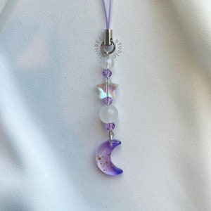 Jelly Moon Star Phone Charm - Etsy