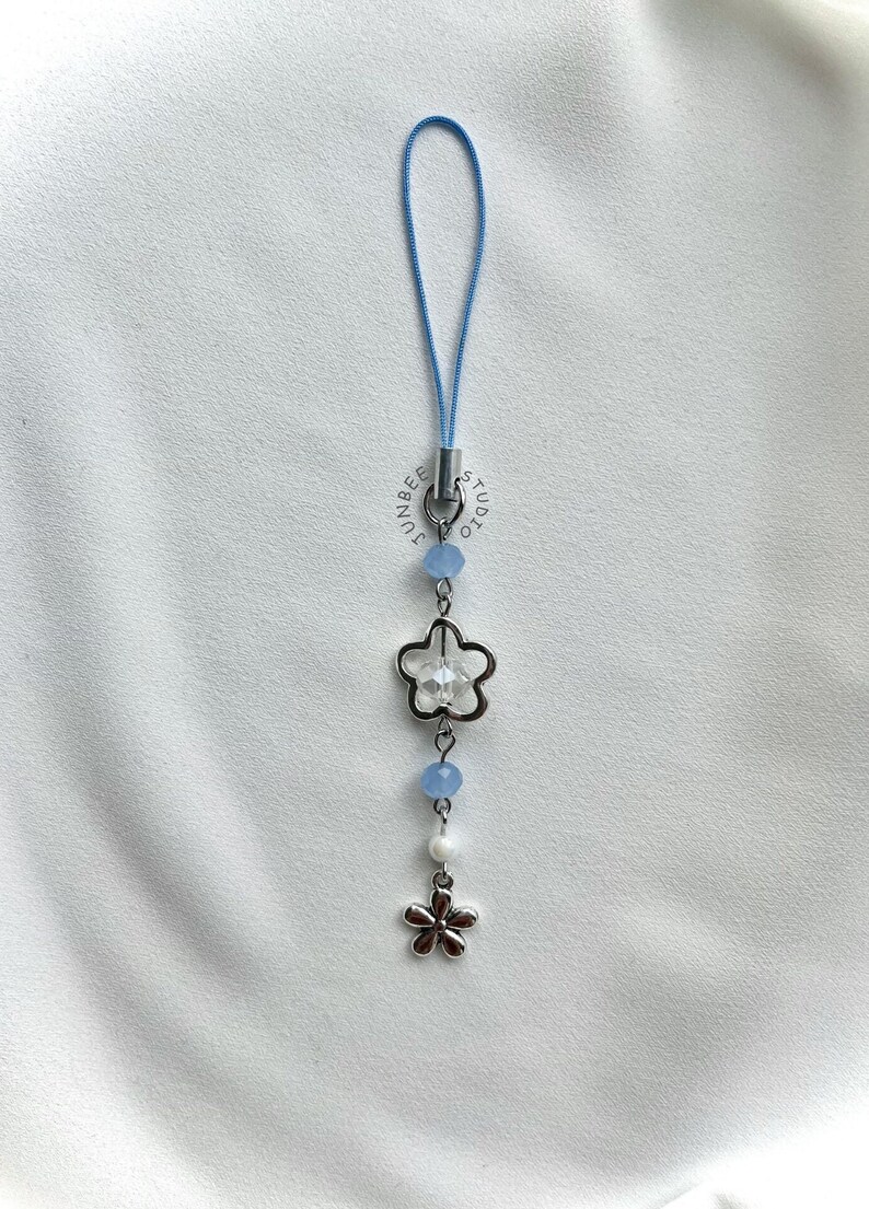Sakura Mini Blossom Phone Charm - Etsy