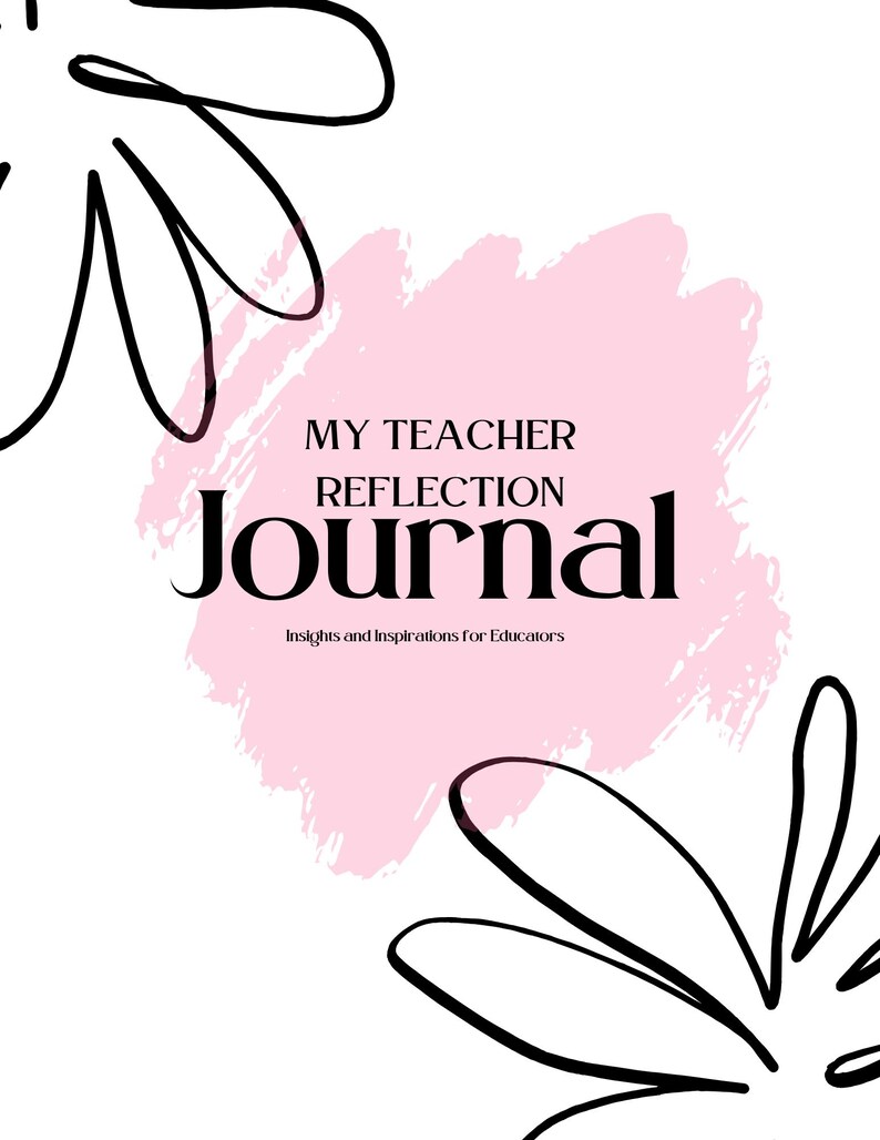 Teacher Reflection Journal - Etsy