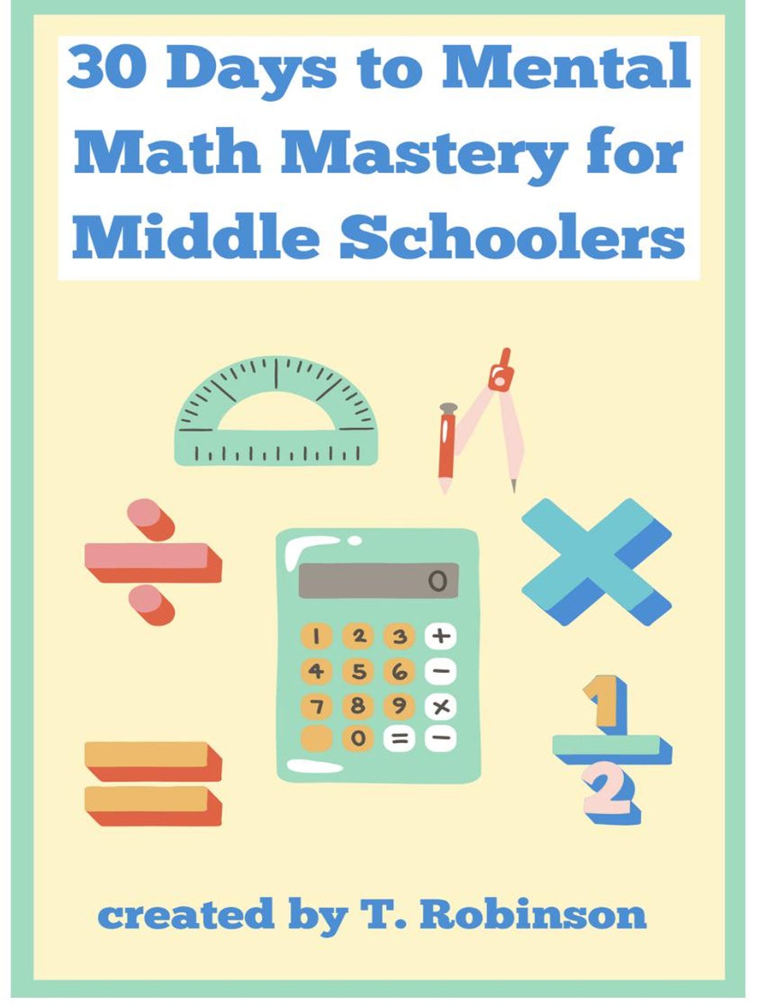 30 Days of Mental Math Mastery for Middle Schoolers - Etsy