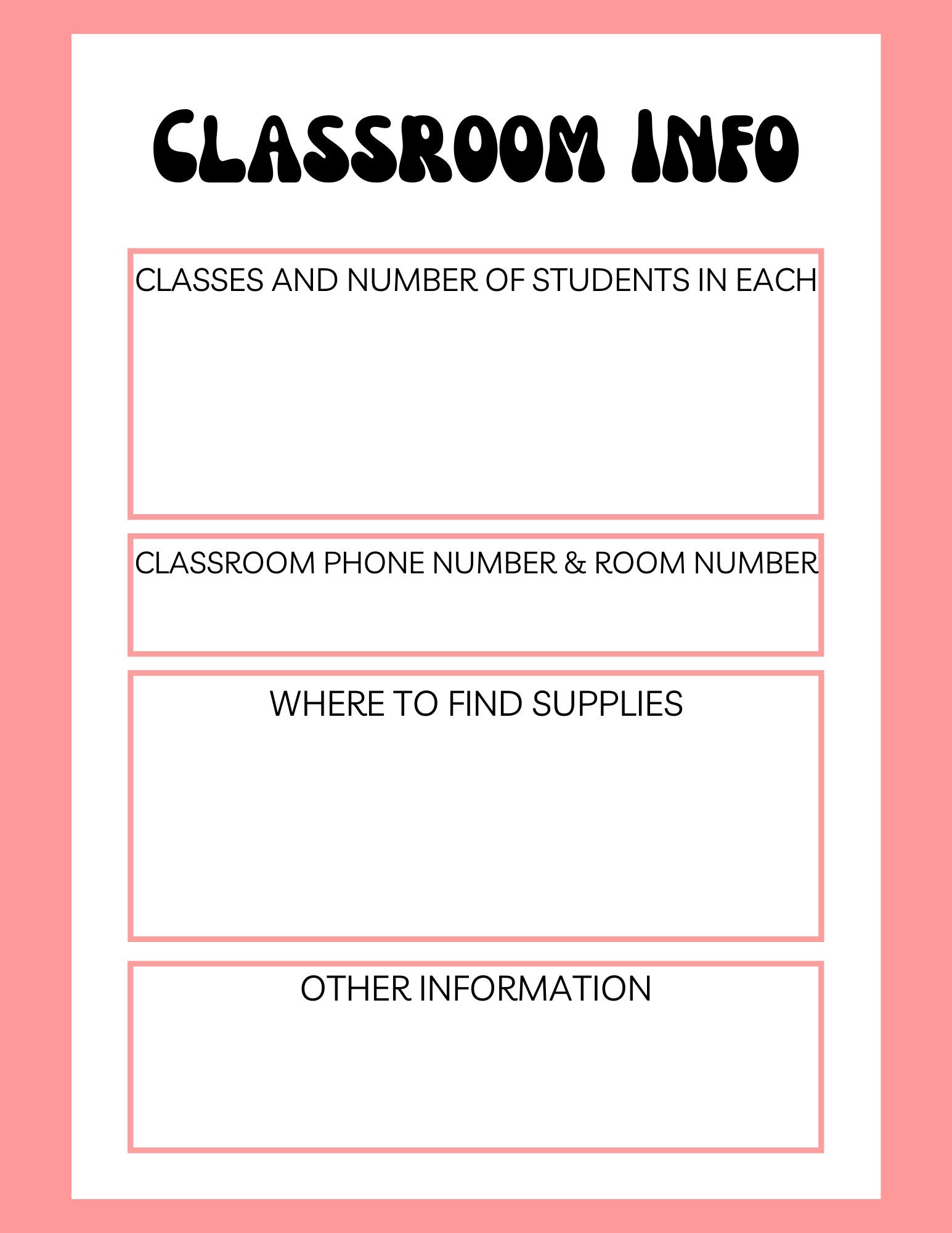 Printable Sub Plan Binder - Etsy