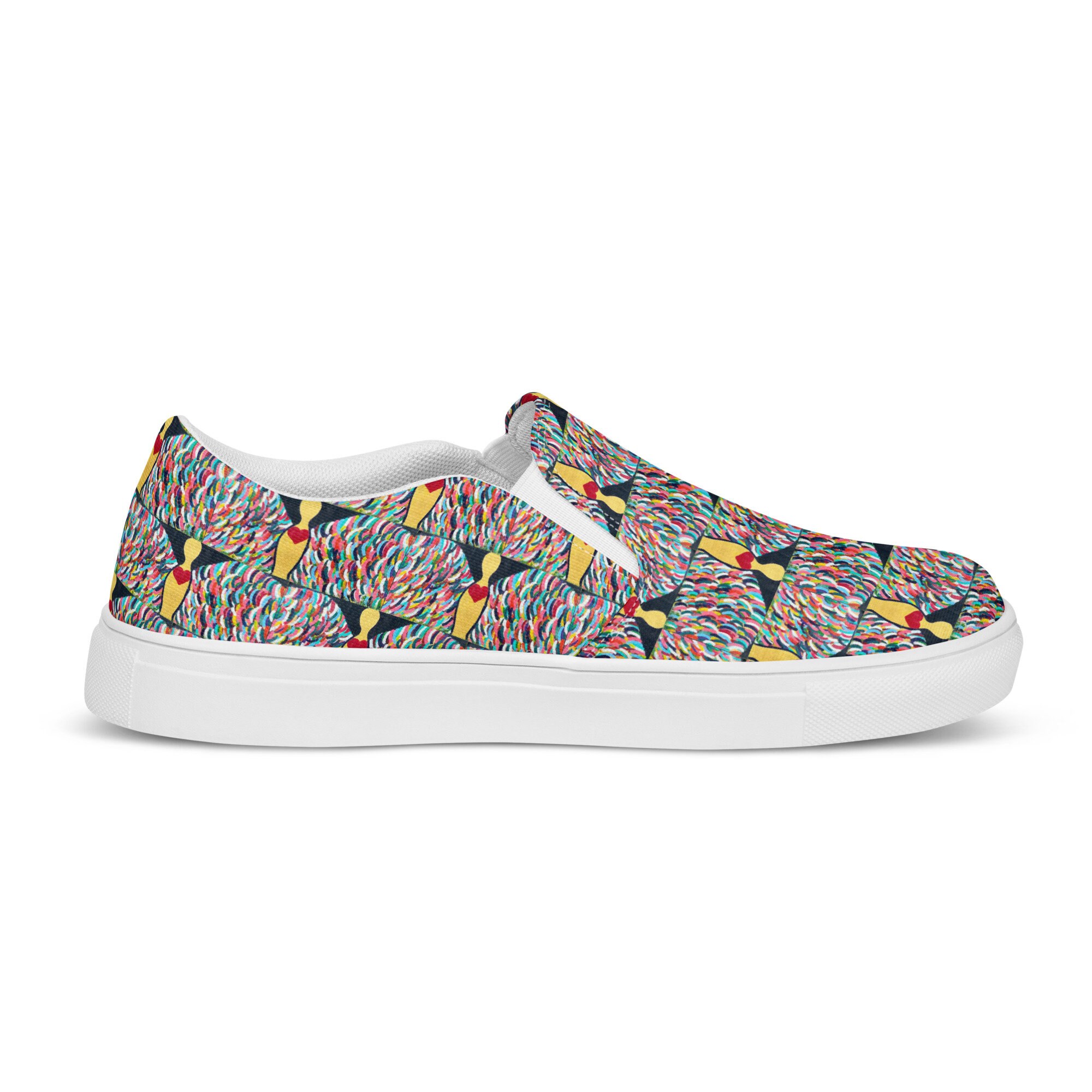 Angel Grace Original Painting Women’s Slip-on Canvas Shoes - Etsy