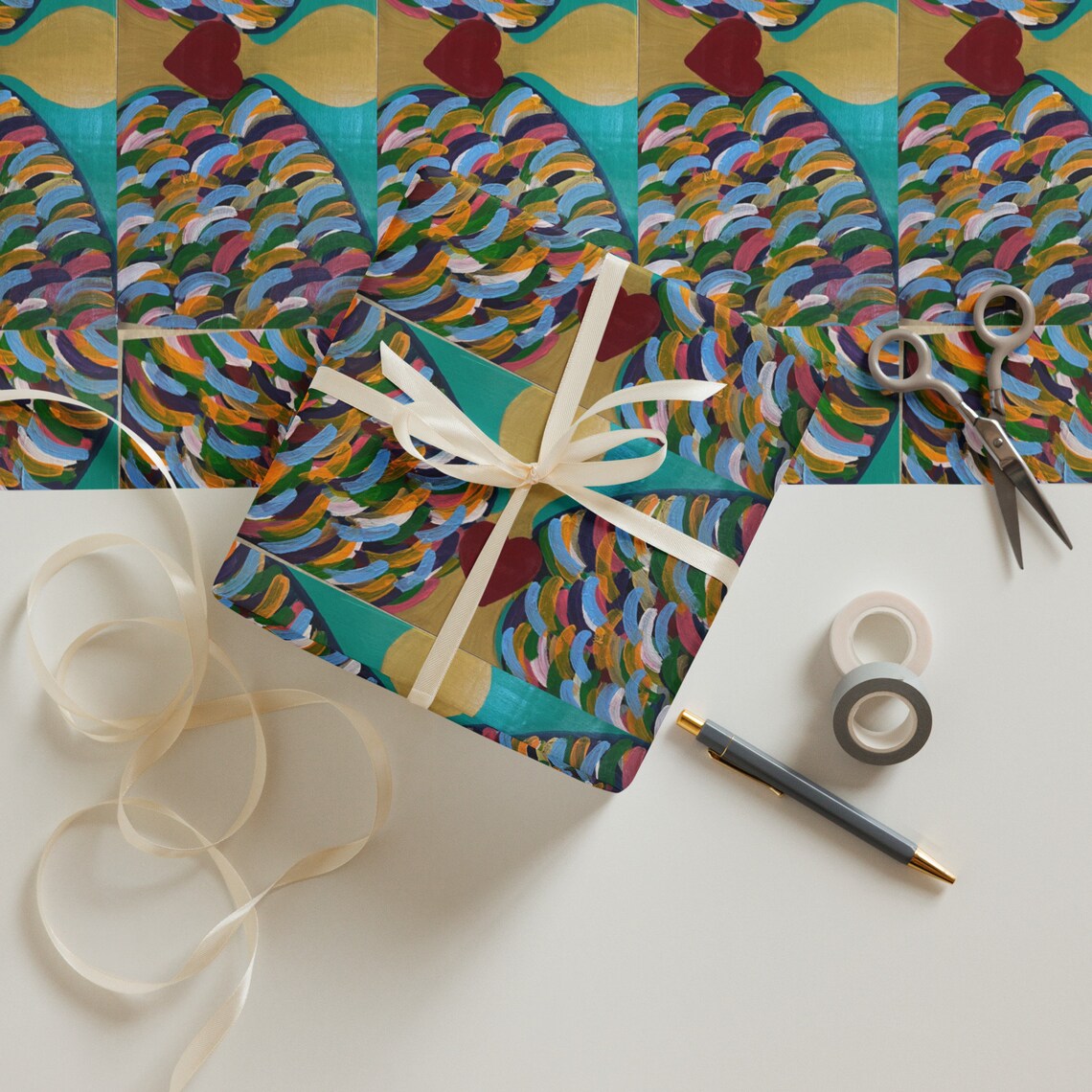 Angel Wings Wrapping Paper Sheets - Etsy