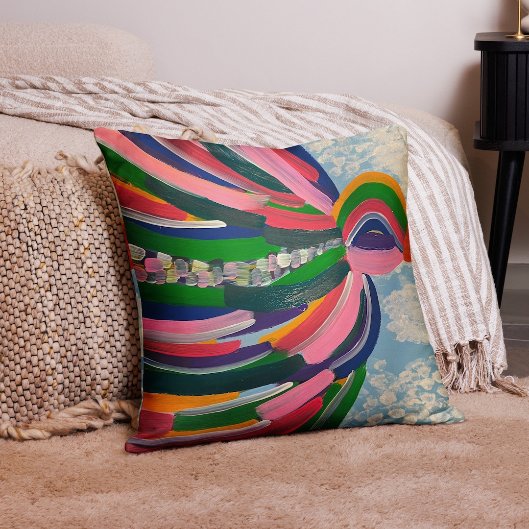 Sacred Skies Basic Pillow, Bird Pillow, Boho Decor, Boho Pillow, Artsy ...