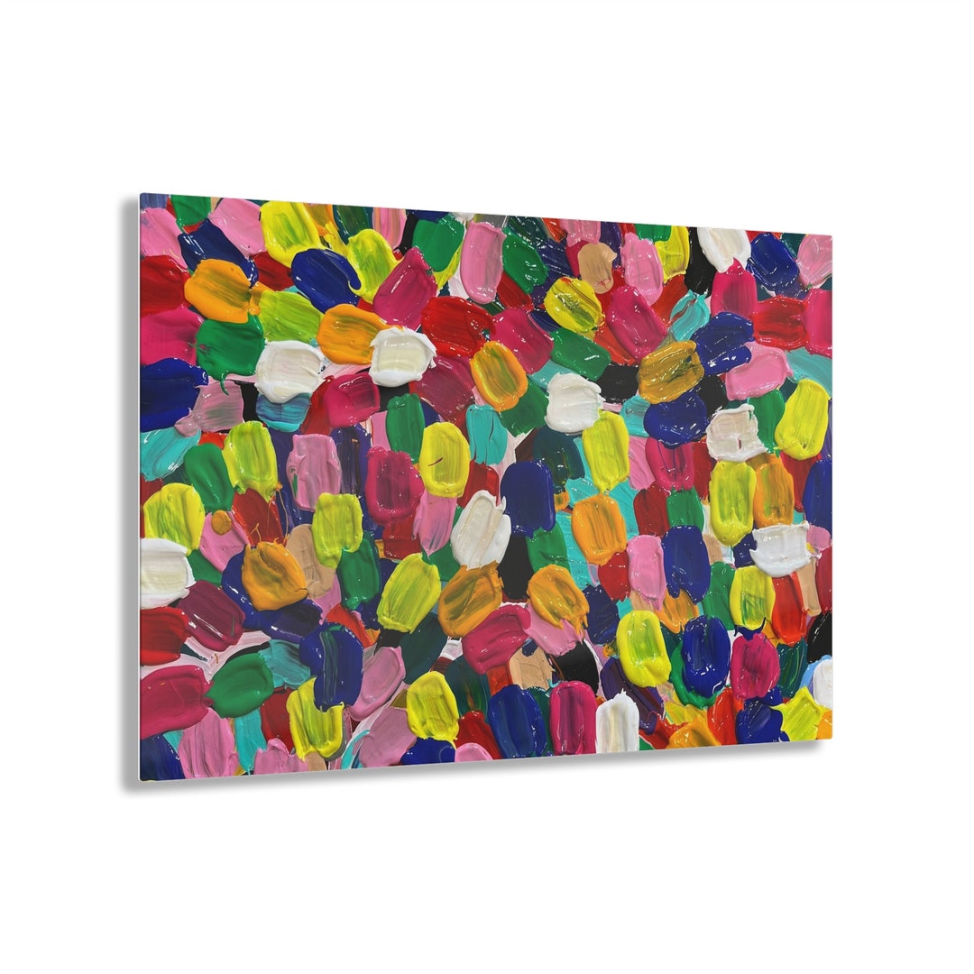 Color Confetti Original Painting Acrylic Prints - Etsy