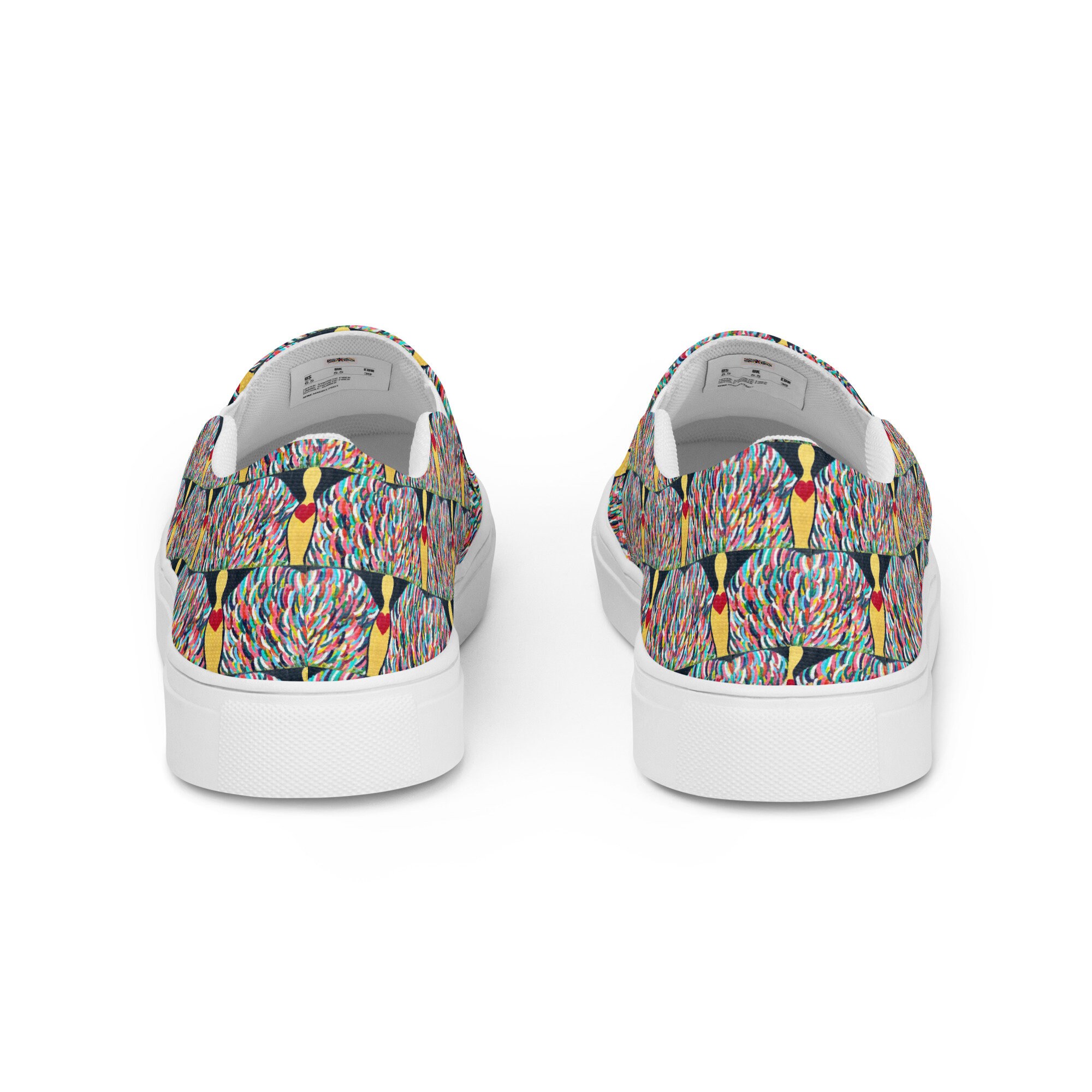 Angel Grace Original Painting Women’s Slip-on Canvas Shoes - Etsy