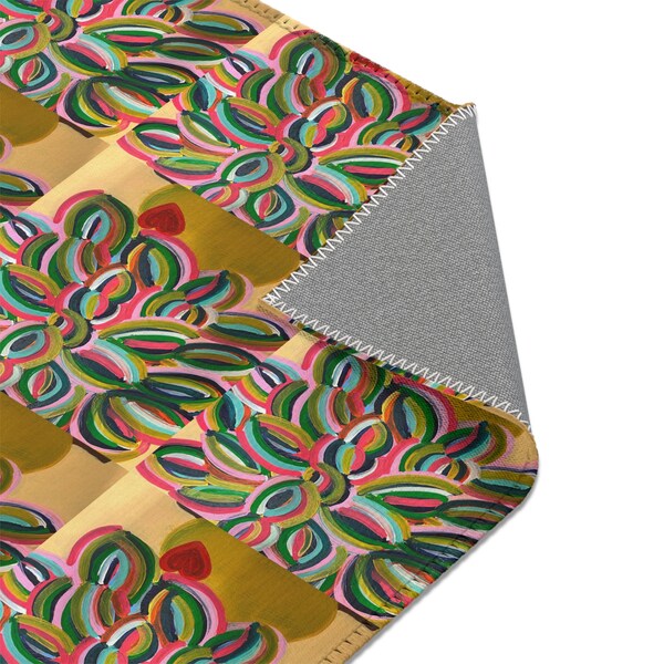 Hand Painted Rug - Etsy