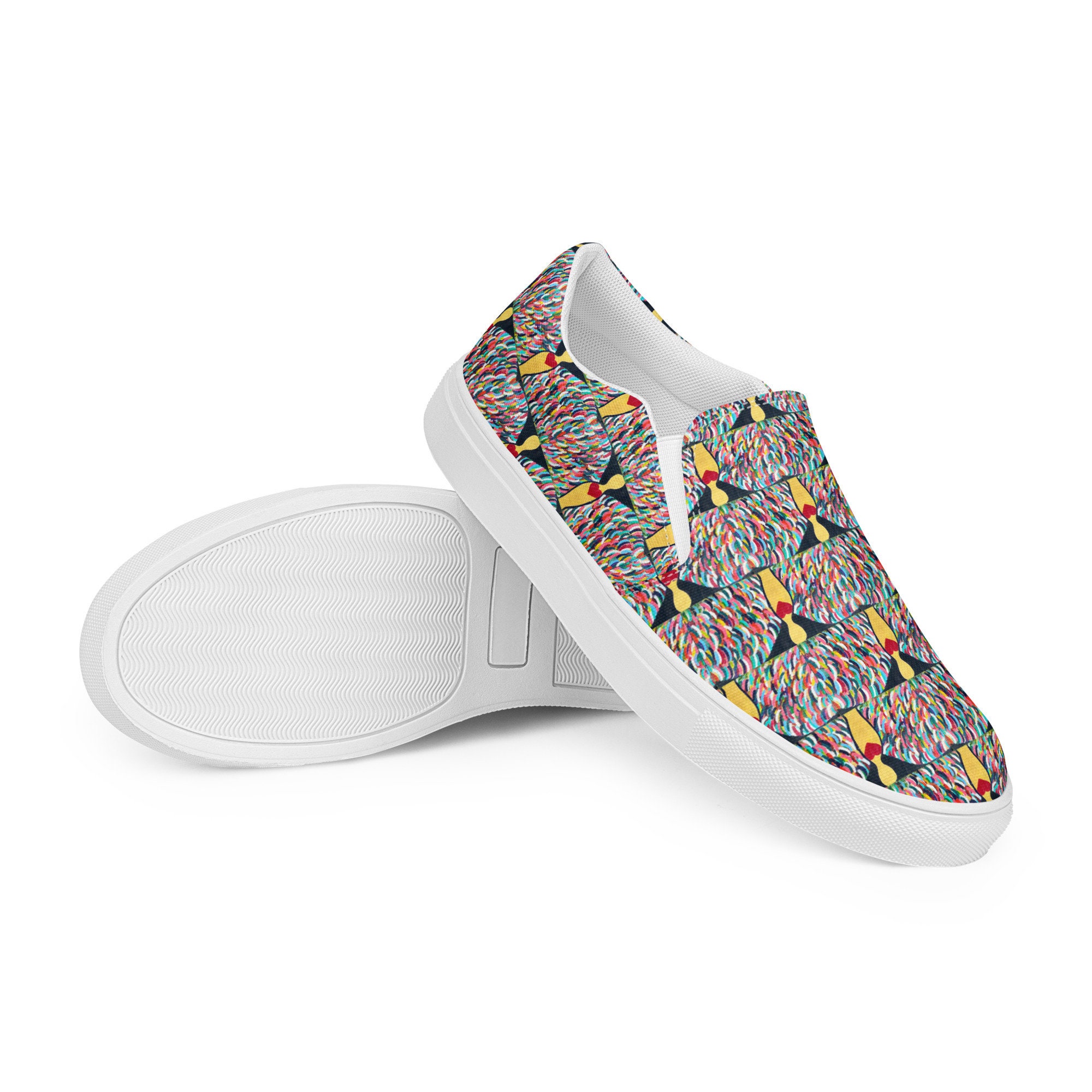 Angel Grace Original Painting Women’s Slip-on Canvas Shoes - Etsy