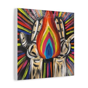Inner Light Original Tara Crowder Painting Canvas, Spiritual Art Canvas ...