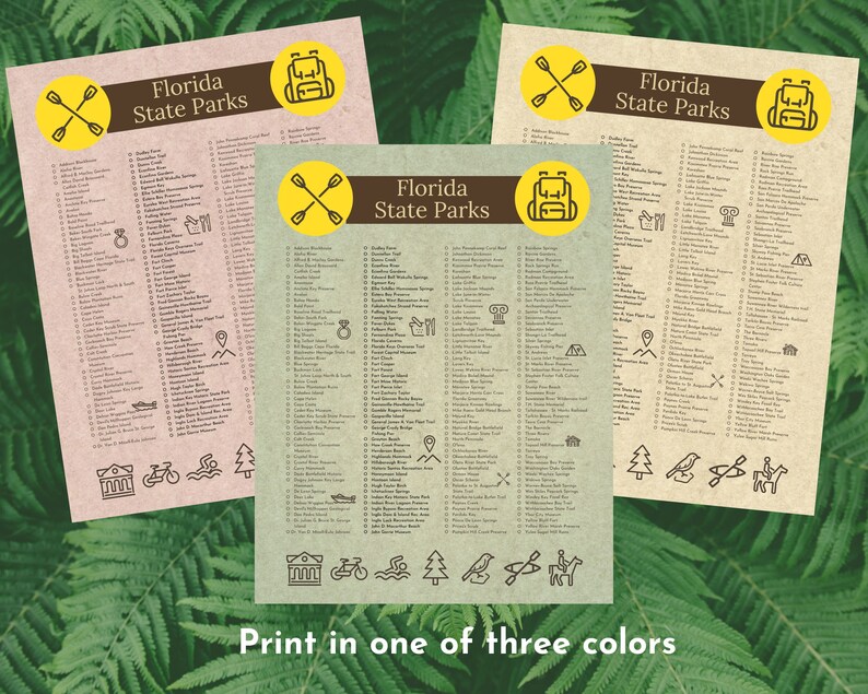 Florida State Parks Poster | Print Your Own Poster | Florida State Park ...