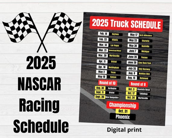 Truck Racing Schedule Printable An Updated Look At The 2024 KC Master