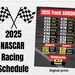 2025 Nascar Race Schedule, Stock Car Racing, 2025 Schedule, Race Fan ...