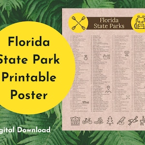 Florida State Parks Poster | Print Your Own Poster | Florida State Park ...