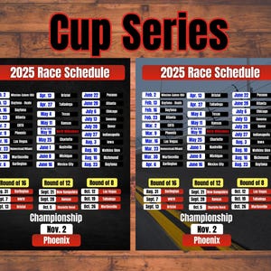 2025 Nascar Race Schedule, Stock Car Racing, 2025 Schedule, Race Fan ...