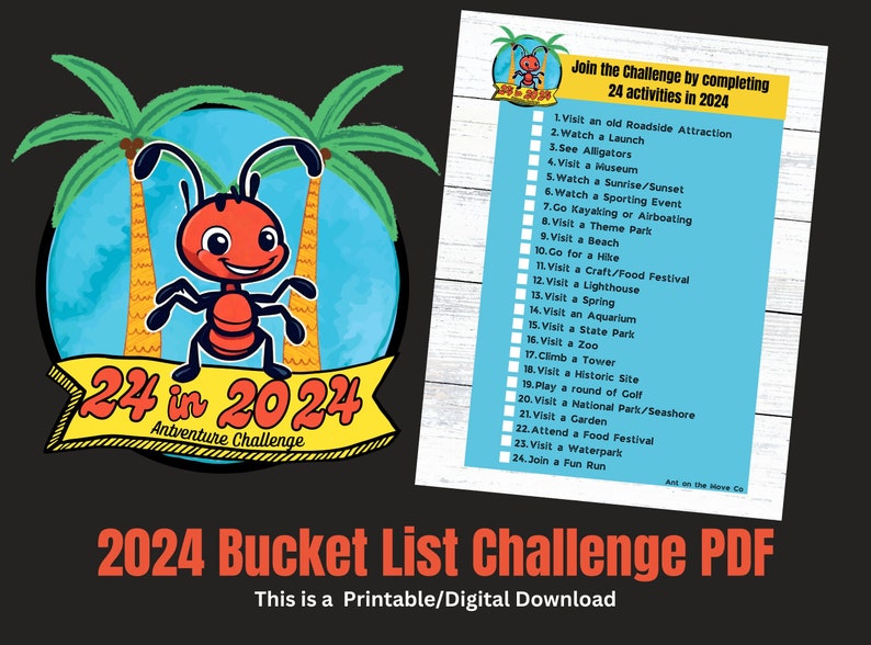 2024 Bucket List, 24 in 2024 Bucket List Challenge, Florida Bucket List ...
