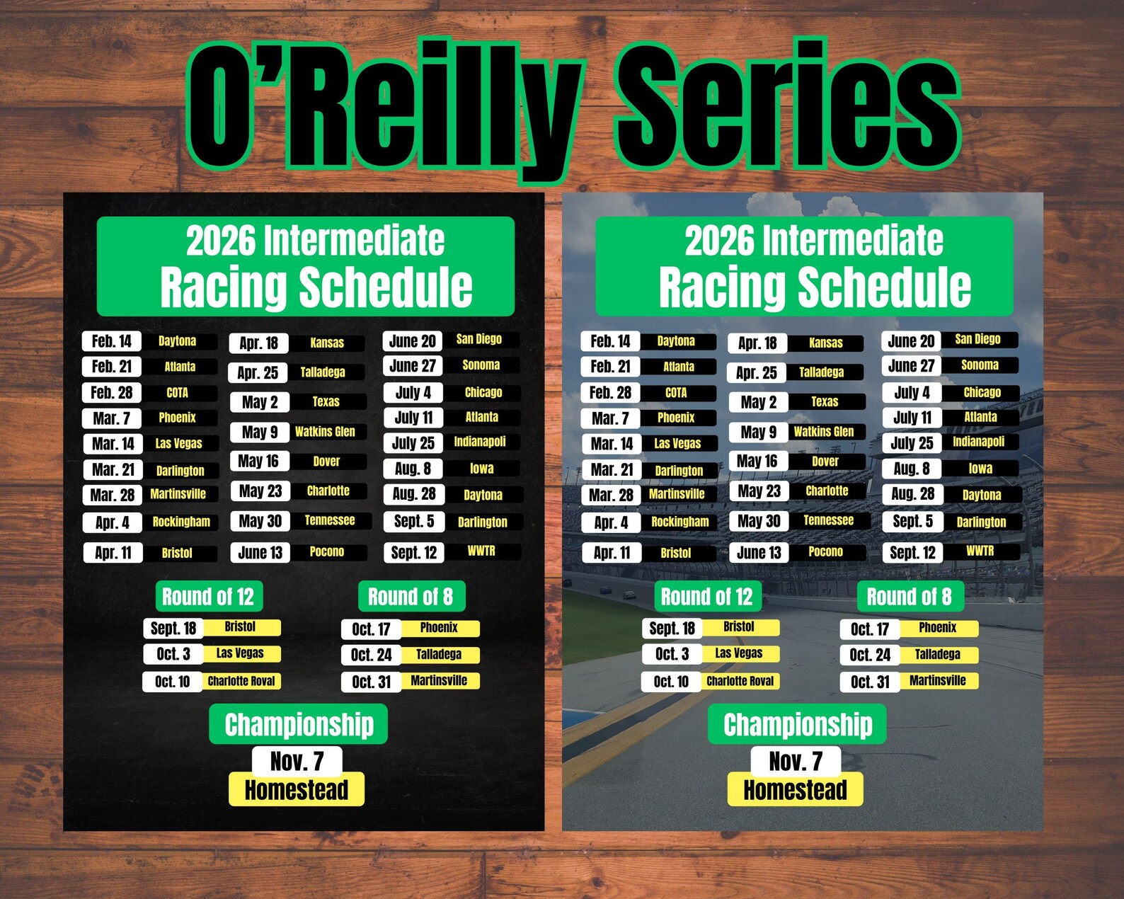 2026 Nascar Race Schedule, Stock Car Racing, 2026 Schedule, Race Fan ...