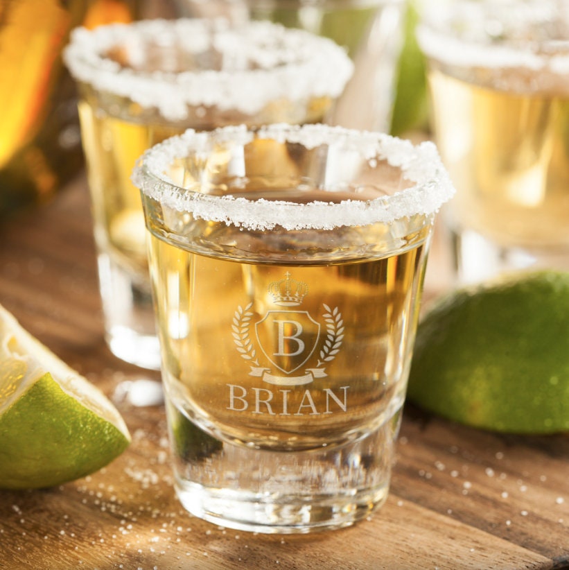 Custom Tequila Shot Glasses Sets, Personalized Shot Glasses Initial ...