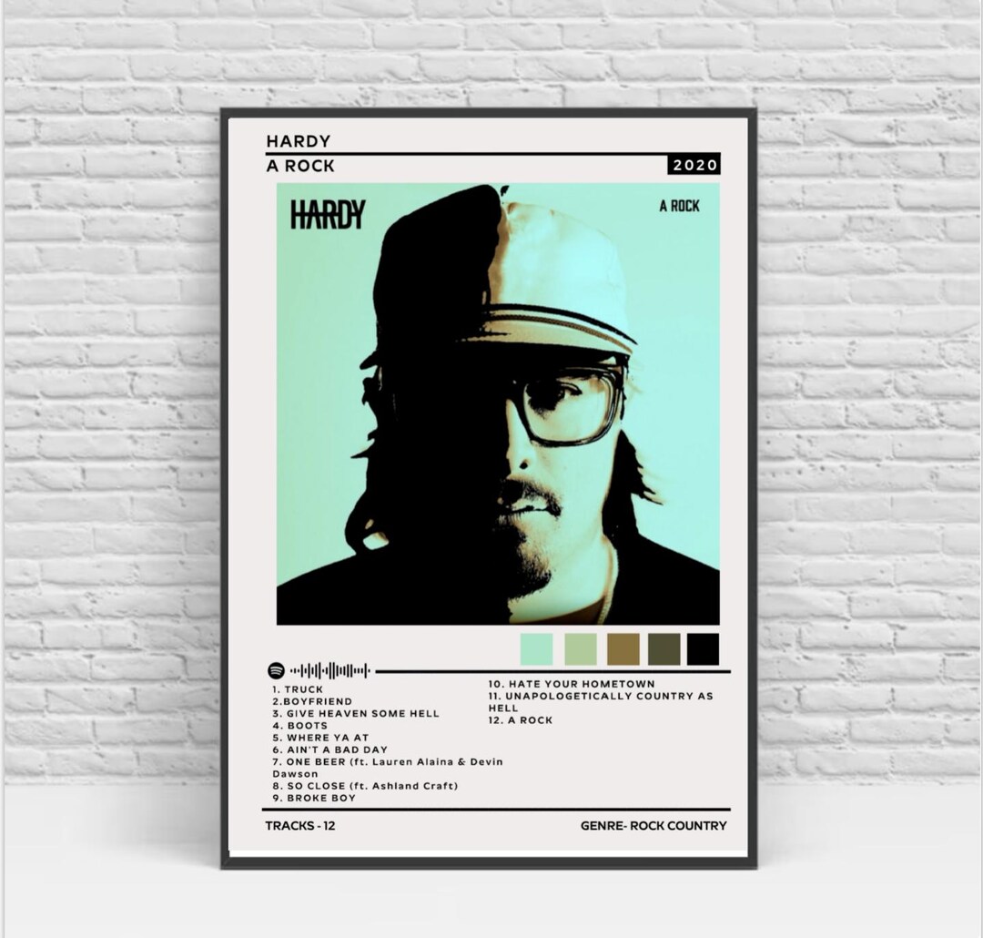 HARDY a Rock Album Poster - Etsy
