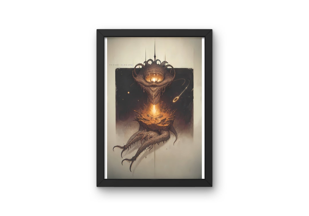 Watchtower Lovecraftian Cosmic Horror Digital Art Download - Etsy
