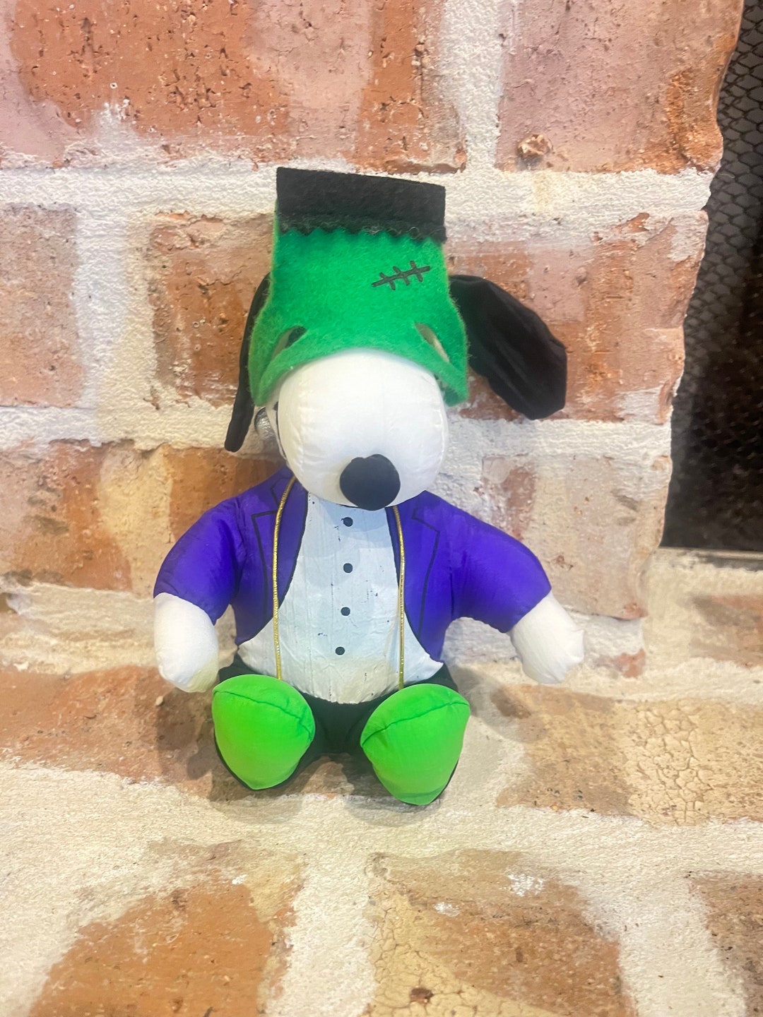 Frankenstein Halloween Snoopy Plush PRICE INCLUDES SHIPPING - Etsy