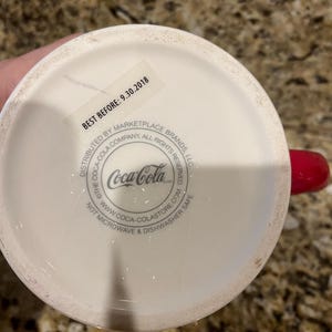 Cute Vintage Santa Belt Coca Cola Christmas Mug PRICE INCLUDES SHIPPING ...