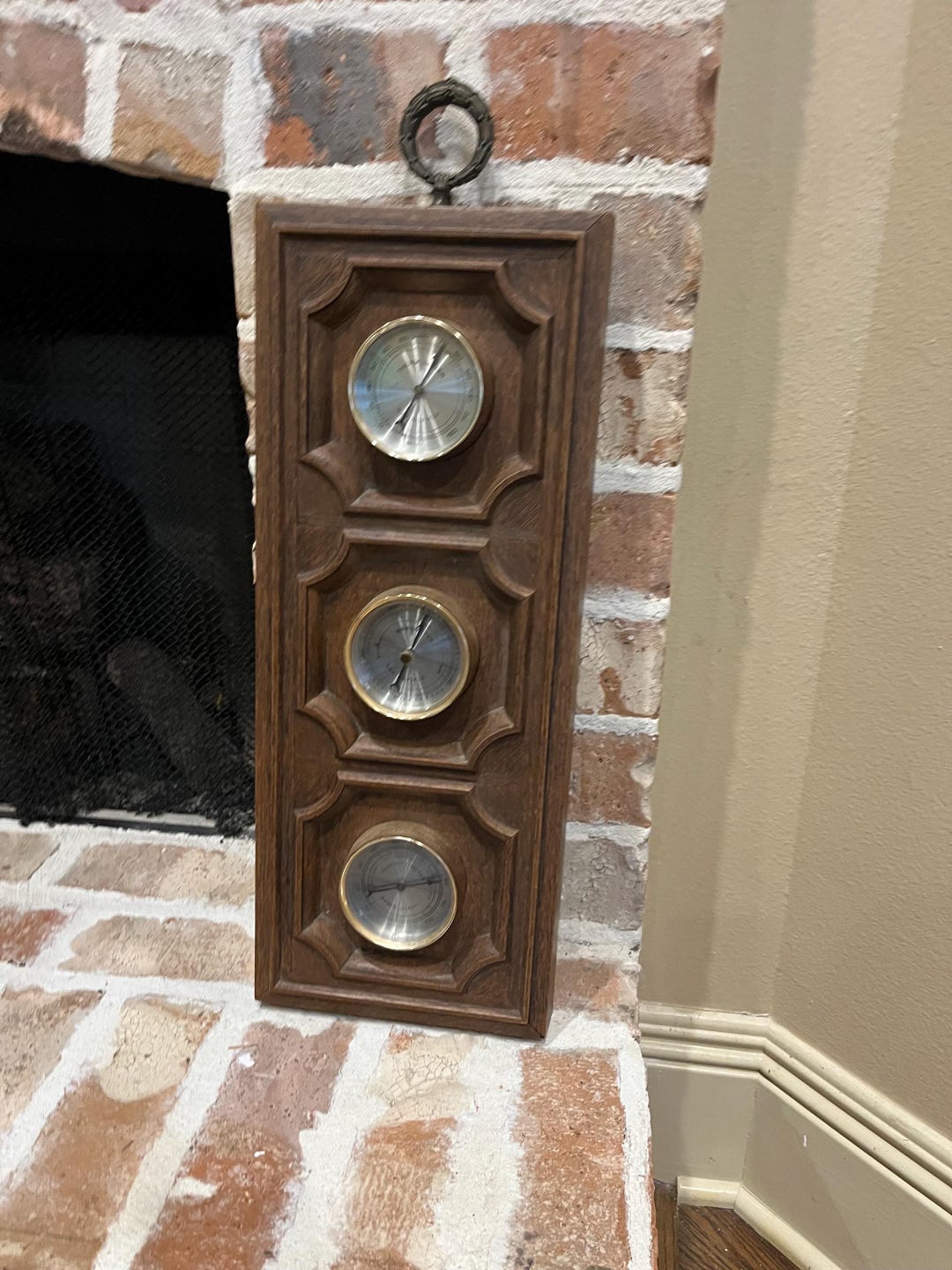 Springfield Weather Gauge With Three Indicators Thermometer Barometer ...