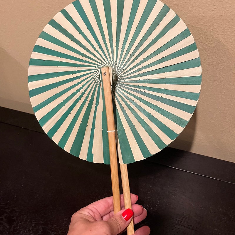 Palm Leaf Hand Fans - Etsy
