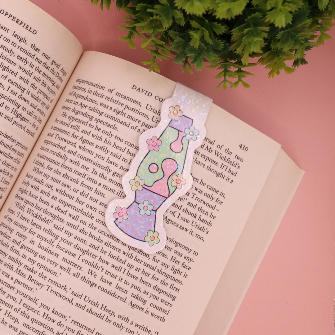 Lava Lamp Glitter Magnetic Bookmark Cosy Bookmarks Reading Gifts ...