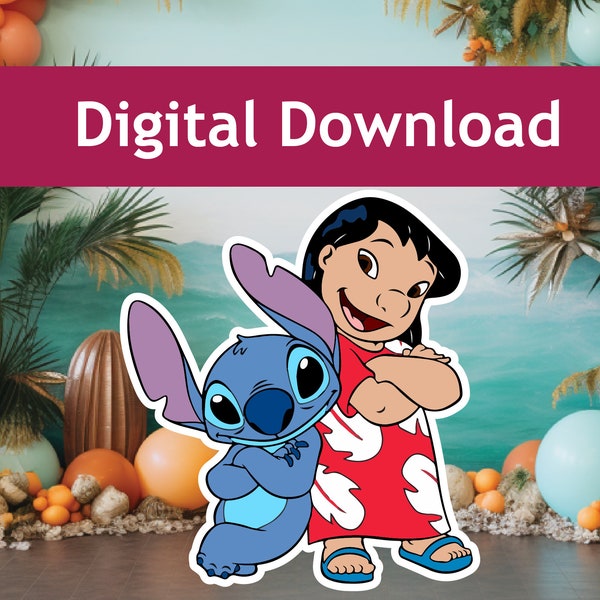 Lilo and Stitch Lawn Cutouts - Etsy