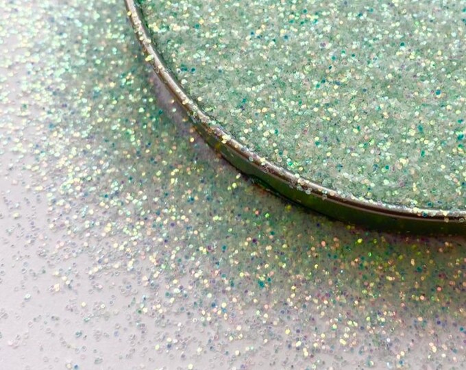 Green Glitter, Glitter, Green Fine Glitter, Iridescent Glitter, Cool ...