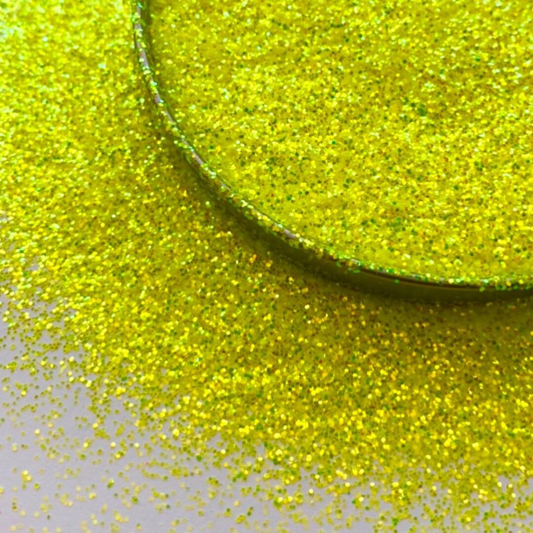 Yellow Glitter, Yellow Fine Glitter, Metallic Glitter, Iridescent ...