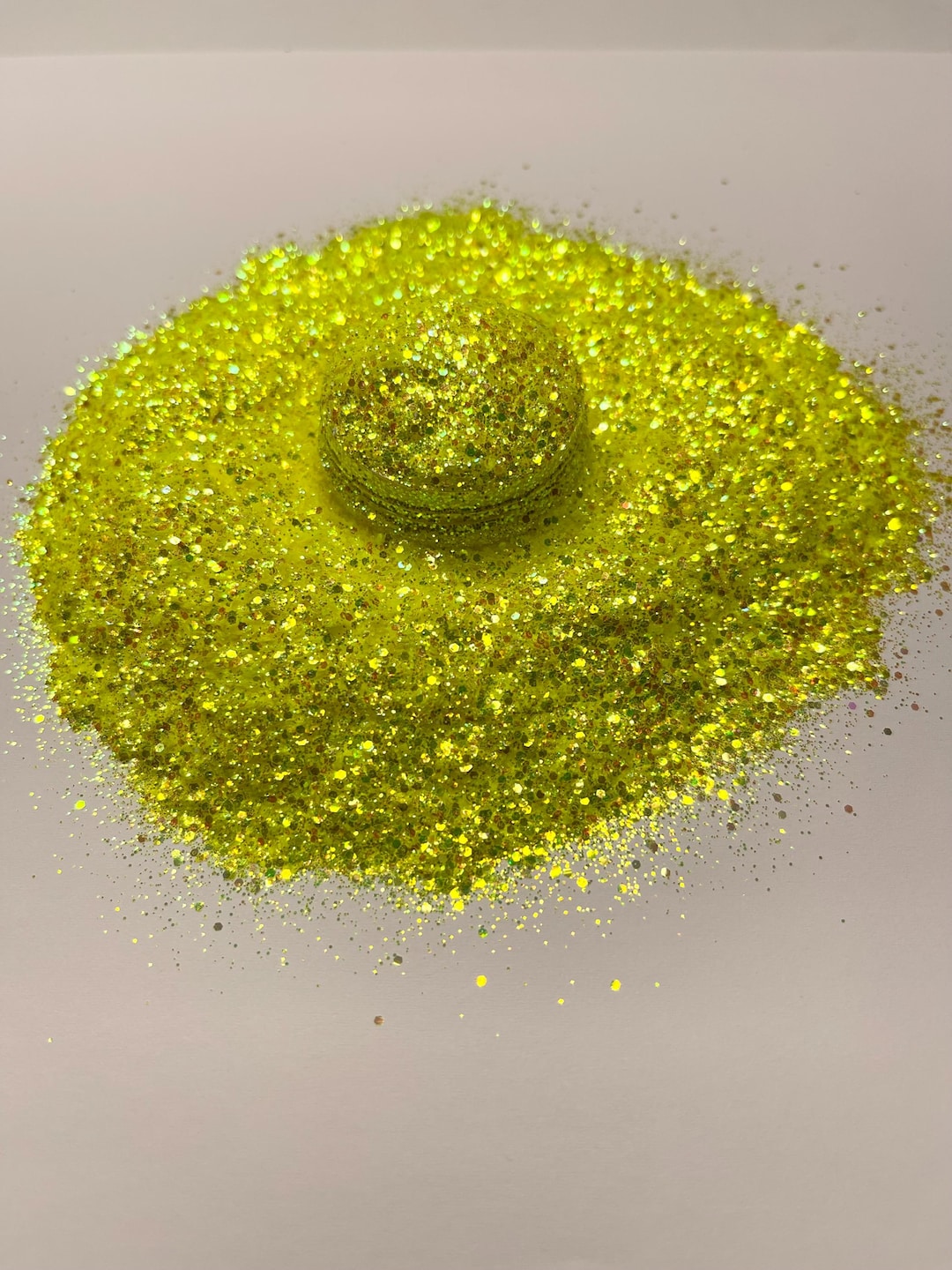 Yellow Glitter, Yellow Chunky Glitter, Chunky Glitter, Iridescent ...