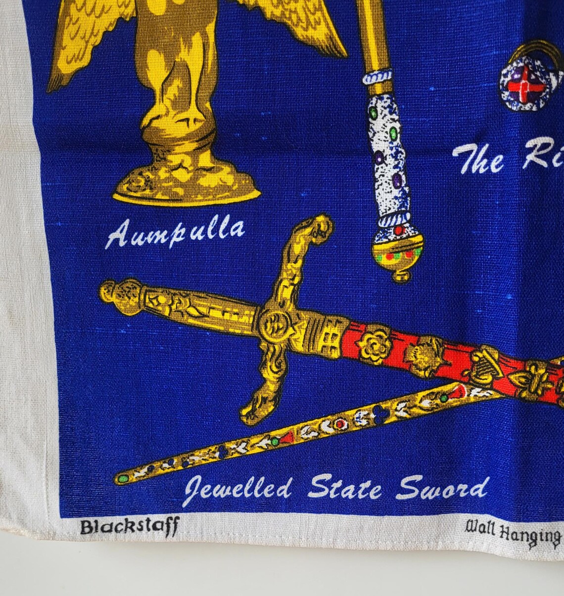ROYAL REGALIA Irish Linen Tea Towel Blackstaff Wall Hanging - Etsy