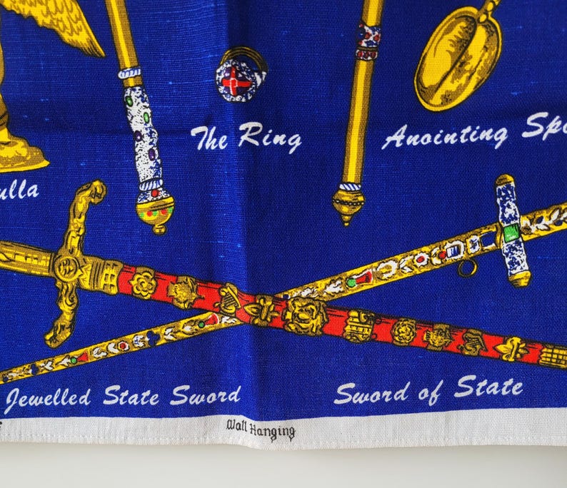 ROYAL REGALIA Irish Linen Tea Towel Blackstaff Wall Hanging - Etsy