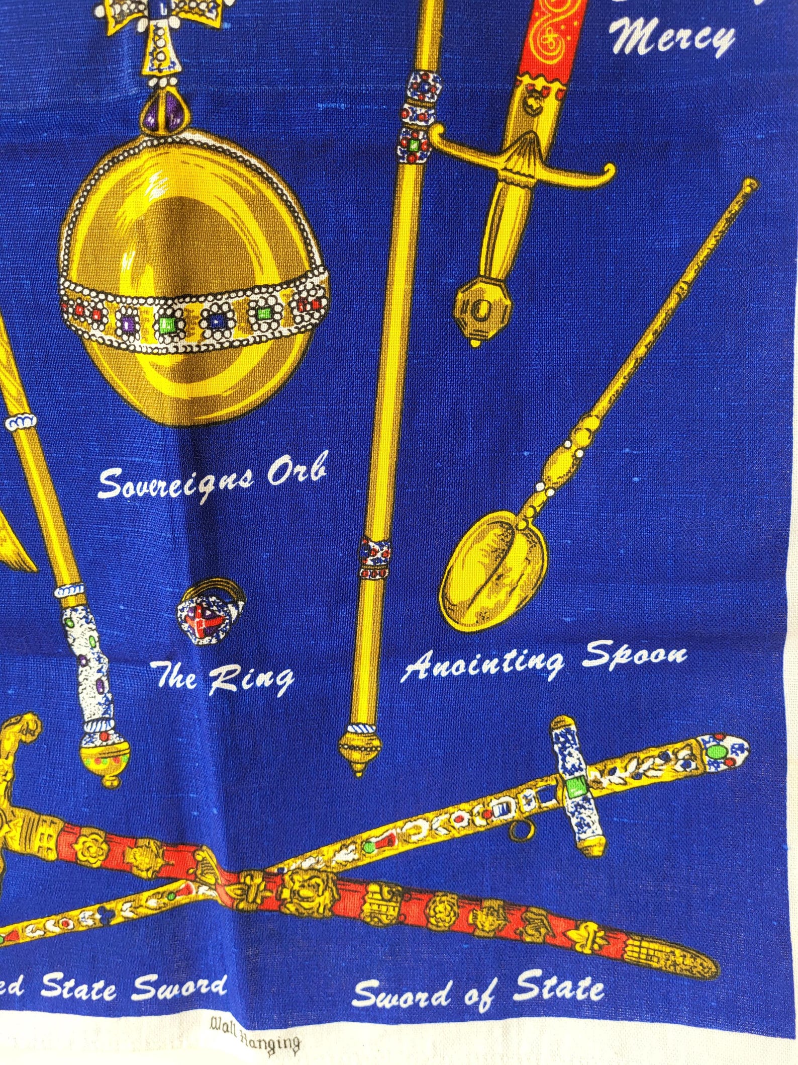 ROYAL REGALIA Irish Linen Tea Towel Blackstaff Wall Hanging - Etsy